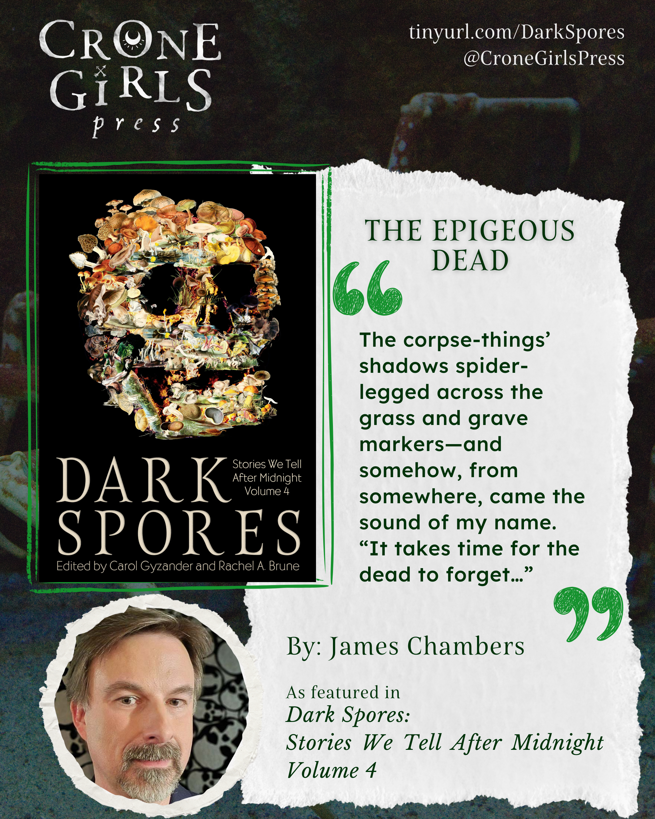 Meet The Author: James Chambers – Crone Girls Press