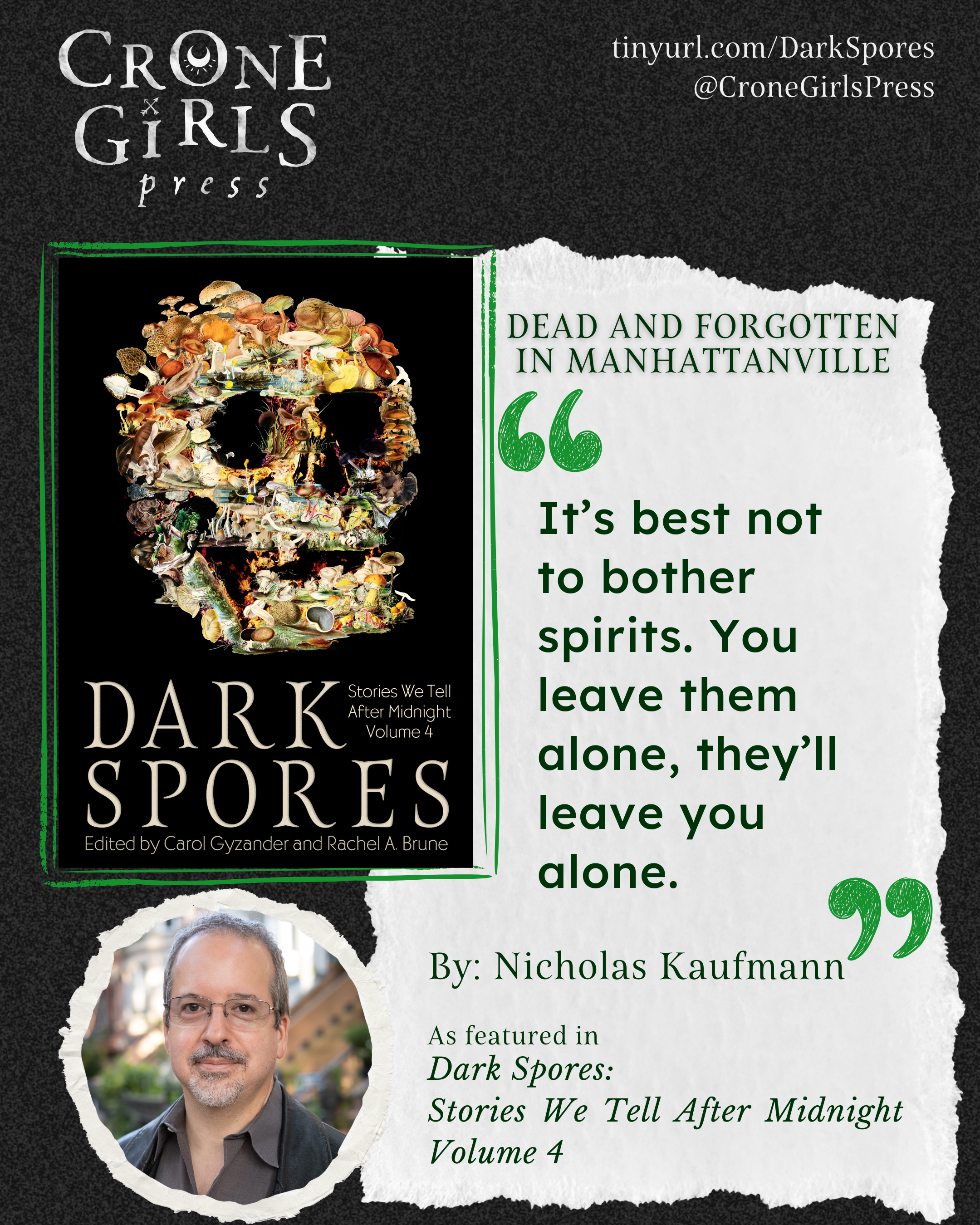 Meet The Author: Nicholas Kaufmann – Crone Girls Press